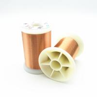China Solid UEW Insulation AWG 42 0.063mm Copper Magnet Wire for sale