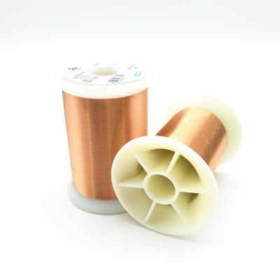 China Solid UEW Insulation AWG 42 0.063mm Copper Magnet Wire for sale