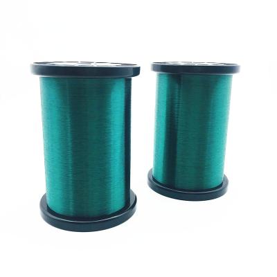 China Awg 41.5 0.065mm Guitar Pickup Coil Wire Plain / Polyurethane Enameled Copper for sale
