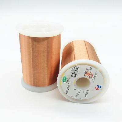 China 52 Awg Ultra Fine Enameled Copper Wire Polyurethane Coating for sale
