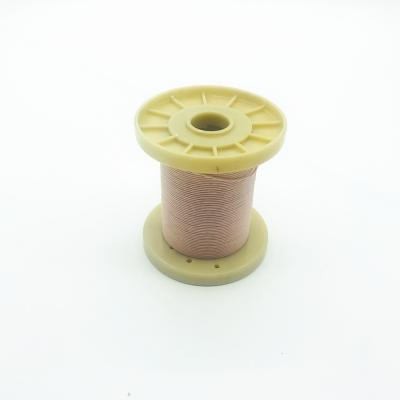 China 0.1mm * 60 USTC Silk Covered Stranded Copper Litz Wire for sale