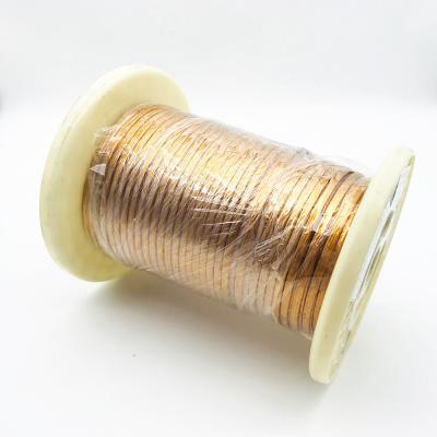 China 0.4mm * 60 Twist Copper Stranding Mylar Wire For Motor for sale