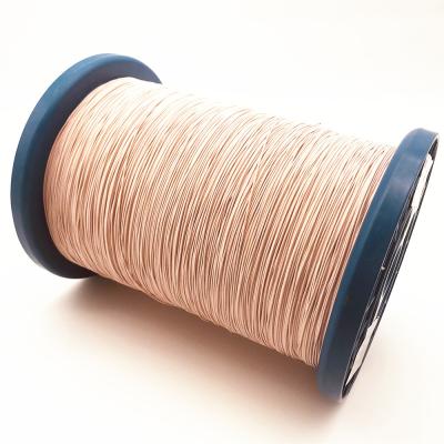 China 1300v 0.1mm * 250 Nylon Covered Insulated Copper Litz Wire for sale