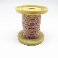 China 0.08mm *24 USTC155 Insulated Stranded Copper Litz Wire Silk Covered for sale