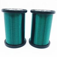 China 44 Awg 0.05mm Green Color Polyurethane Guitar Pickup Coil Wire for sale