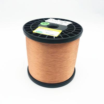 China 2uew 155 0.1mm * 2 Copper Litz Wire Enameled Stranded Winding for sale