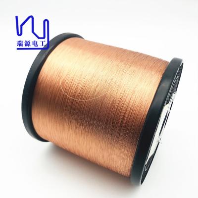 China High Temperature 0.1mm Copper Litz Wire High Frequency Enameled Stranded for sale