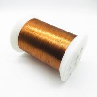 China Aiw 220 Degree Enameled Copper Winding Wire Super Fine Flat for sale