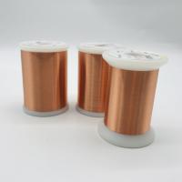 China 2uew 155 / 180 0.02mm Ultra Fine Enameled Copper Wire Solderable for sale