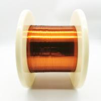 China 0.12mm Amide Imide 220 Degree Flat Enameled Copper Wire For Motor for sale