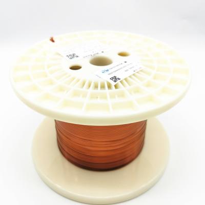 China Aiw 2.4mm * 0.5 Mm Rectangular Enameled Copper Wire For Motor for sale