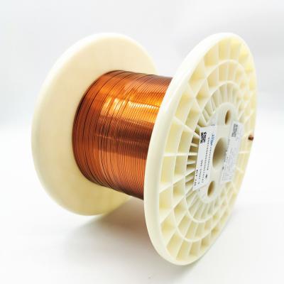 China Amide Imide Insulated Enameled Rectangular Magnet Wire High Temperature for sale
