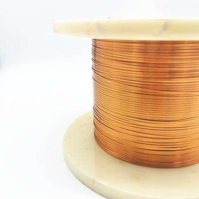 China 2uew 180 Flat Magnet Wire Super Thin 0.3mm Alcohol Self Bonding for sale