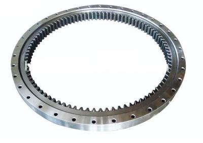 China Four point contact ball slewing bearing   (with outer flange and internal gear type) for sale