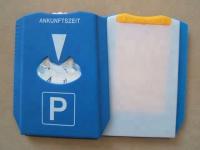 China Parking Made Easy with Euro Auto Blue Plastic Parking Disc and Standard Ice Scraper for sale