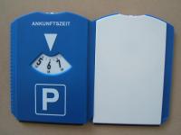 China 155*118mm Blue Euro Auto Car Plastic Parking Disc Ice Scraper for Car Parkscheibe for sale