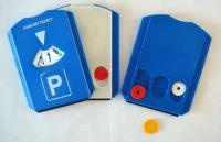 China Standard Euro PS Plastic Parking Disc Ice Scraper Parking Disk for Parking Management for sale