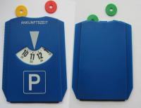 China Blue Euro Auto Car Plastic Parking Disc Ice Scraper Parkscheibe for sale