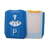 China Blue Universal Car Parking Disc Timer Clock Arrival Time Display Auto Spare Parts PS Parking Disk for sale