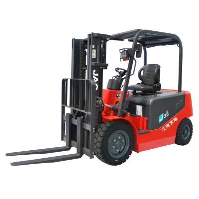 China JAC Electric Off Road Rough Terrain Forklift CPD35j With Lithium Battery for sale