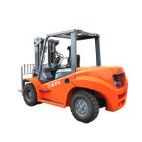 China Hyperbolic Diesel JAC Forklift Truck 7 Ton CPCD70J for sale