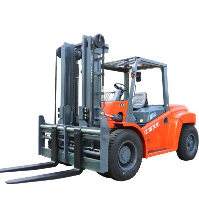 China New 6T Diesel Container Mast Forklift Warehouse Lifting Equipment for sale