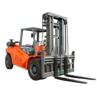 China 10T LPG Warehouse Forklifts Diesel Lift Trucks With Paper Roll Clamp for sale