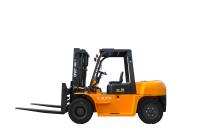China 8 Ton Diesel Low Mast Forklift Truck With Hydraulic Drive System for sale