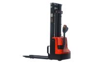 China JAC Mechanical pedestrian Electric Straddle Pallet Stacker Forklift 1T for sale