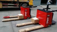 China JAC 2T Electric Pallet Jack Stacker Mechanical Steering for sale