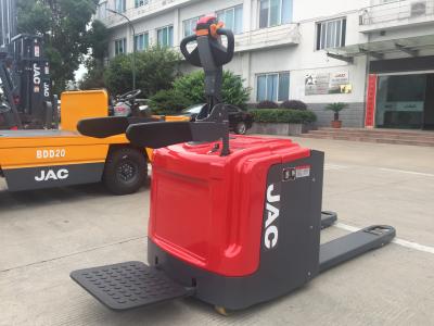 China Stand EPS Electric Warehouse Pallet Jack With Scale 2.5T for sale