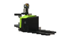 China Stand EPS Electric Warehouse Pallet Jack With Scale 2.5T for sale