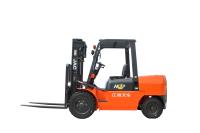 China Warehouse Triple Mast Diesel JAC Forklift Truck 4 Tonne For Material Handling for sale