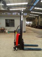 China JAC Hand Operated Semi Electric Pallet Lifter Stacker Truck 2000kg 2T for sale