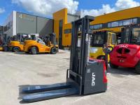 China Heavy Duty Electric Pedestrian Stacker Double Pallet Rider 2 Ton for sale