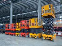 China Electric Lifting Aerial Work Platform Scissor Lift For Warehouse 11.9m for sale