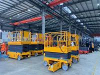 China Electric Lifting Aerial Work Platform Scissor Lift For Warehouse 11.9m for sale