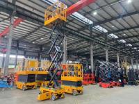 China Electric Lifting Aerial Work Platform Scissor Lift For Warehouse 11.9m for sale