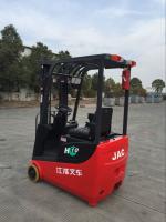 China Three Wheeled Counterbalance Electric Pneumatic Forklift 1000kg for sale