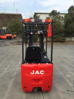 China Three Wheeled Counterbalance Electric Pneumatic Forklift 1000kg for sale