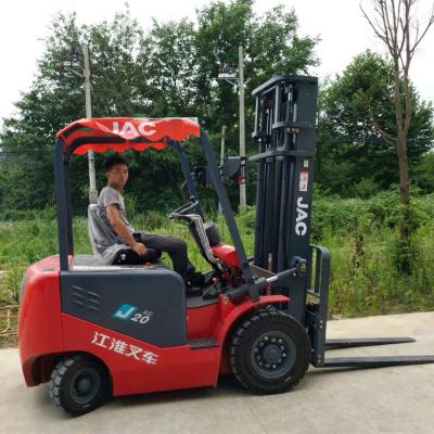 China 2 Ton Sit Down Electric Forklift With Curtis Accelerator for sale