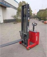 China 700kg Counterbalanced Semi Electric Pallet Stacker walk behind pallet lift for sale