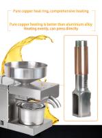 China Mini Avocado Coconut Oil Press 6 KG/H Coconut Oil Press Small Peanut Oil Extraction for sale