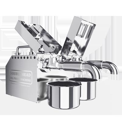 China Double Head Mustard Oil Machine Stainless Steel Presser Automatic for sale