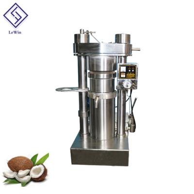 China 380V Hydraulic Industrial Oil Press Machine 1.1 KW Advocado Sesame Oil Extraction Machine for sale