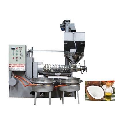 China 6YL-120 Screw Coconut Oil Press Machine 310 Kg/H With L Type Seed Feeding for sale