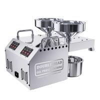 China Mini Press Machine Coconut Oil B02 For Home Use Double Head for sale