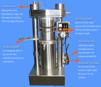 China 750*1010*1640mm Hydraulic Oil Press Machine For Oil Production Capacity 13 Kg/ Batch for sale