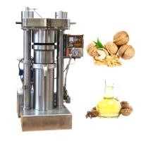 China 4kg / Batch Sunflower Hydraulic Industrial Oil Press Machine Food Grade for sale
