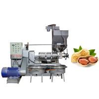 China Alloy Screw oil press machine for peanut soybean with high efficiency for sale